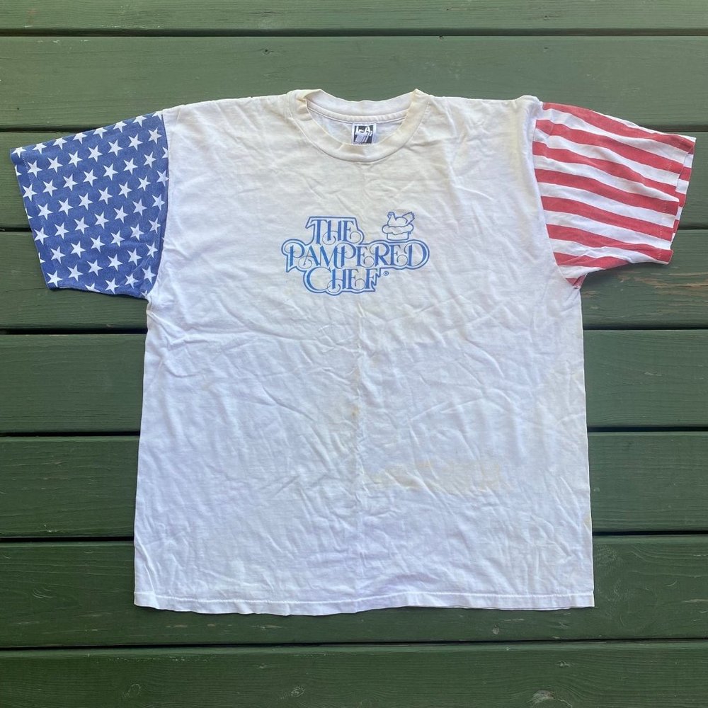 Vintage Single Stitch Pampered Chef Shirt Size 2xl - Gem